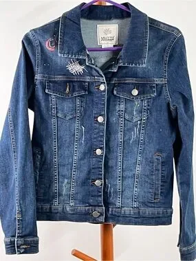 Dolcezza | Jackets & Coats | Dolcezza Womens Dark Blue Denim Jean ...